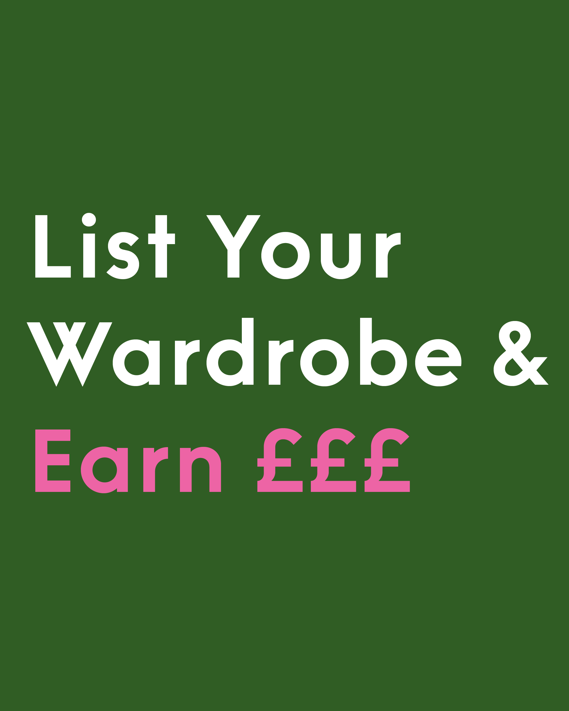 List Your Wardrobe & Get Rewarded!